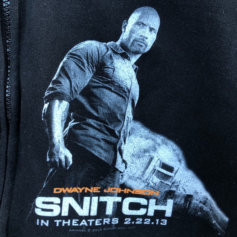 2013 Dwayne The Rock Johnson Movie Snitch Promo Black… - Gem